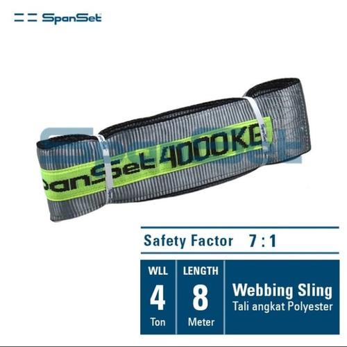 Jual Webbing sling doublePly Spanset 4Ton, 8m wrn grey - Kota Surabaya ...