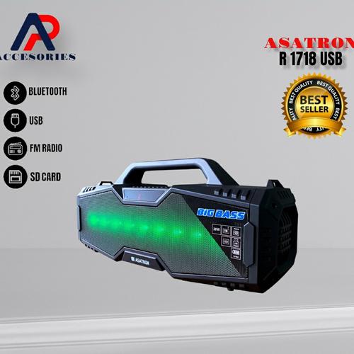 Jual Speaker Asatron bluetooth portable R 1718 BIG BASS/Asatron Speaker ...