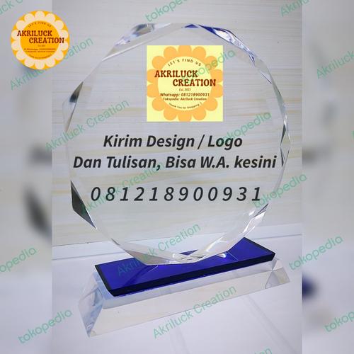 Jual Plakat Polos Akrilik Model Diamond Tebal 1,5 cm / 2 cm + dus box ...
