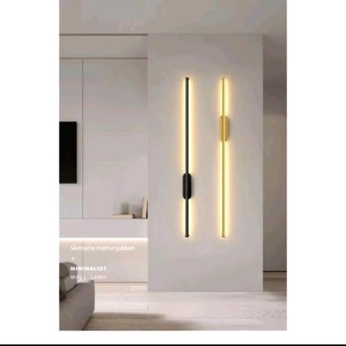 Jual Lampu Dinding Minimalis LED Strip - black 60cm - Kota Tangerang ...