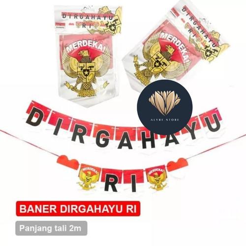 Jual Banner Bendera Garuda Segilima Merah Putih HUT RI Dirgahayu RI ...