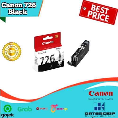 Jual Tinta Canon CLI-726 Black/Cyan/Magenta/Yellow Original Ink Cartridge - Hitam - Jakarta ...