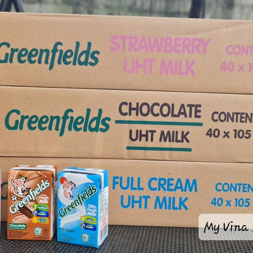 Jual Susu UHT Greenfields 125 ml KARTONAN isi 40 pcs - Full Cr 105ml - Kota Bandung - My Vina ...