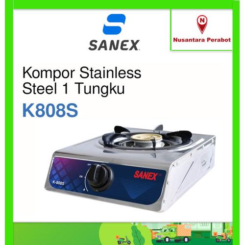 Jual SANEX K-808 S Kompor Gas 1 Tungku (Stainless Steel) - Jakarta ...