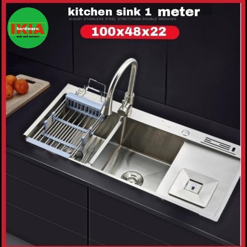 Jual KITCHEN SINK THSINK 10048 STAINLESS SUS 304 -KRAN PANTRY - kran ...