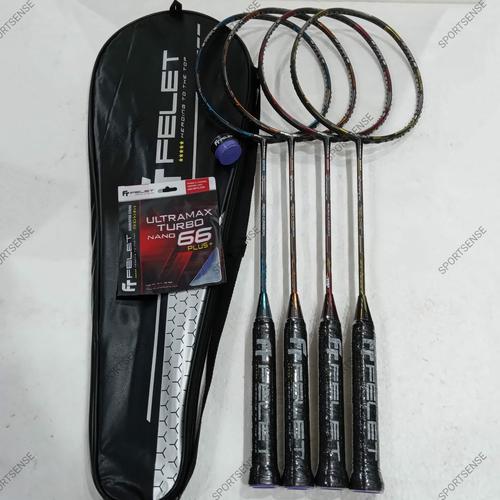 Jual Raket Badminton Felet Aero Carbon Aerocarbon Original 35LBS ...