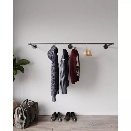 Jual Gantungan hanger dinding tempat baju besi industrial style 1m ...