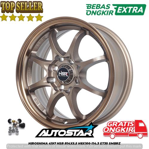 Jual VELG HSR HIROSHIMA 4197 HSR R14 PAS BUAT MOBIL Ayla, Calya,Cefiro ...