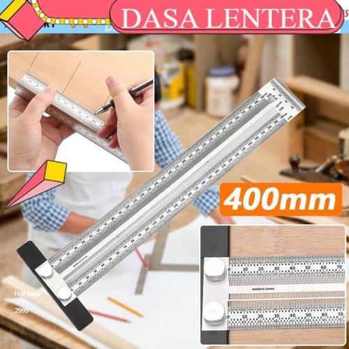 Jual Penggaris Mark Line Gauge T-Type Ruler Penanda Kayu Tukang ...