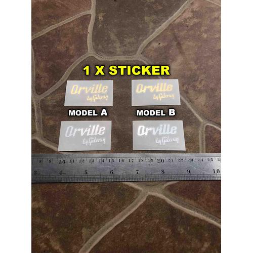 Jual Orville By Gibson Sticker Tulisan Logo Headstock Gitar Head stock ...