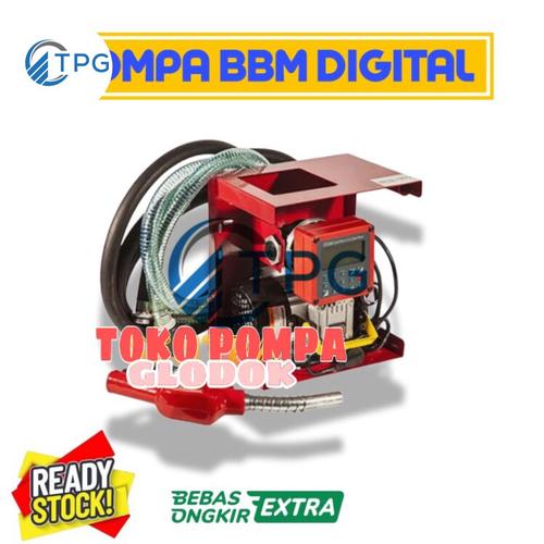 Jual Pompa minyak Pompa solar Fuel pump dispenser LENGKAP SET 60LPM ...