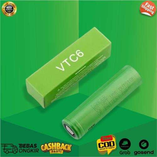 Promo Batre Baterai 18650 VTC VCT VTC6 VTC5 Lithium Ion Rechargeable ...