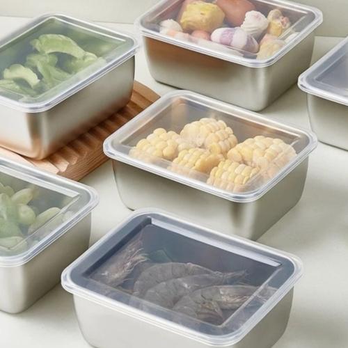 Jual Food Storage Box Stainless Penyimpanan Buah Sayur Ikan Kulkas ...