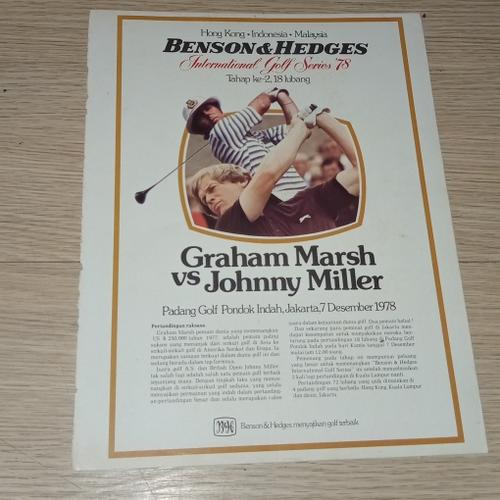 Jual Iklan Cetak Jadul International Golf series 1978 Jakarta - Kota ...