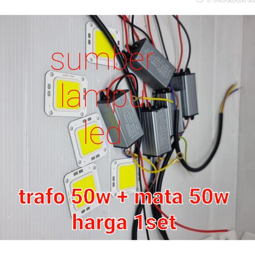 Jual chip mata led HPL cob 50w 50watt 50 watt 50 w putih - mata aja ...