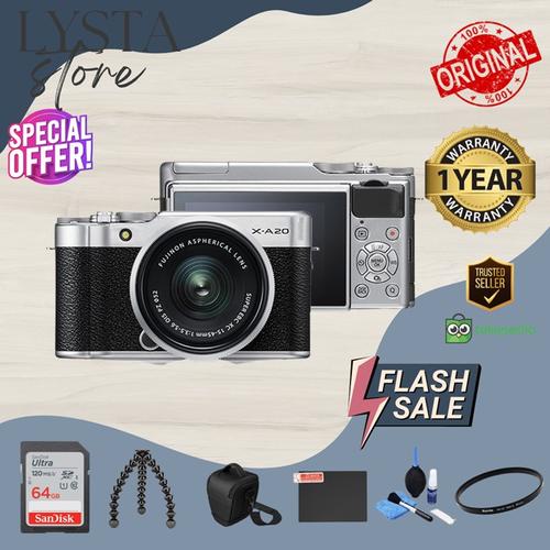 Jual Fujifilm X-A20/XA20 Kit 15-45mm (Silver) - Hitam, STANDAR KIT - Kab. Tangerang - Lysta ...
