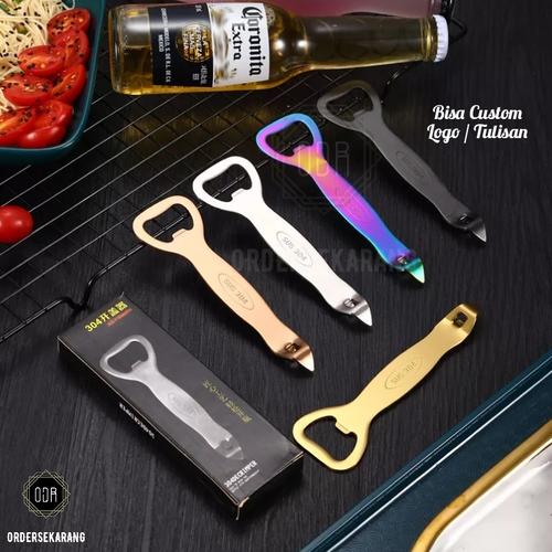 Promo PEMBUKA TUTUP BOTOL CORKSCREW ENZO CUSTOM GRAFIR LASER LOGO ...