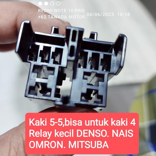 Jual SOKET RUMAH RELAY KOSONGAN GANDENG KAKI 5-5 DENSO NAIS OMRON MITSUBA - Kab. Tangerang ...
