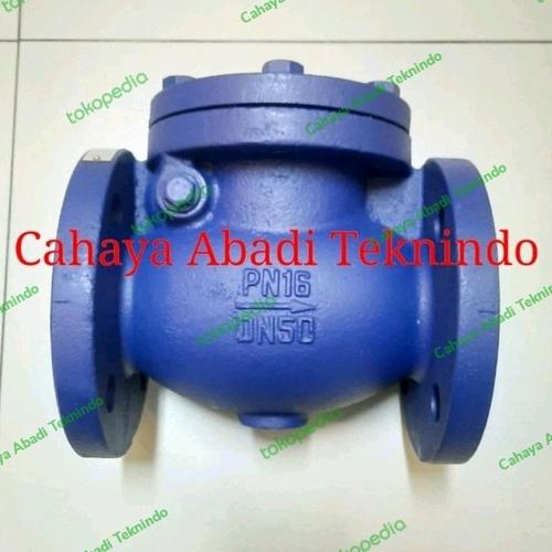 Jual Swing check valve PN16 ukuran 4"inch / Klep Tabok cast iron DN100 ...