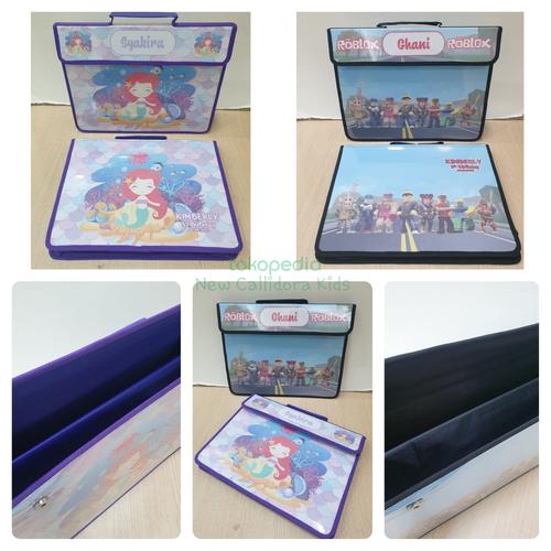 Jual goodie bag ulang tahun/map folder custom/souvenir tas folder ...