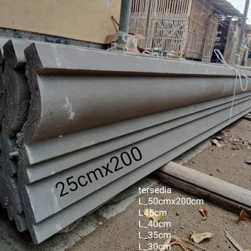 Jual lis propil lispang kanopi panjang 2 meter lebar 20cm - Lis plos ...