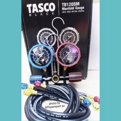 Jual Manifold Analiser AC R22 R12 R134A R404A TASCO TB120SM - Jakarta ...
