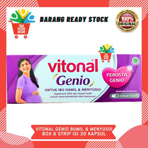 Jual VITONAL GENIO BOX 6 STRIP ISI 30 KAPSUL - Kab. Bekasi - Tiga Putra ...