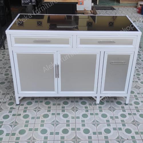 Jual KITCHEN SET ALUMINIUM TEBAL/MEJA DAPUR/MEJA ISLAND/MEJA KOMPOR ...