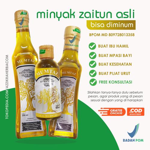 Jual Minyak Zaitun Asli Extra Virgin Olive Oil Murni Mumtaz 60 175 350 ...