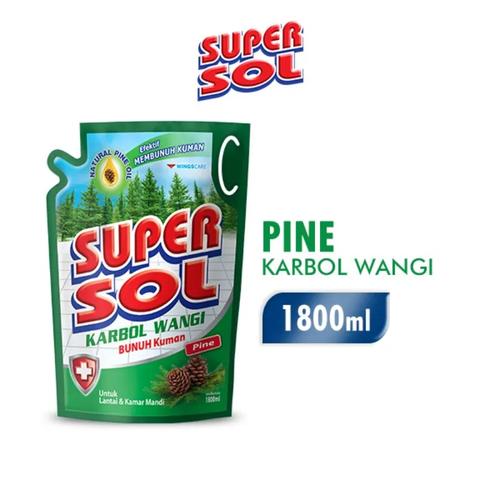 Jual Super Sol Karbol Wangi Pine 1800 Ml - Kota Tangerang Selatan ...