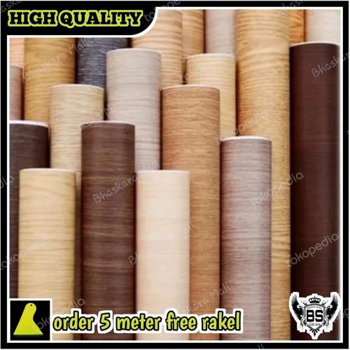 Jual Stiker Deco Sheet PVC Pelapis meja Furniture HPL kayu Timbul ...