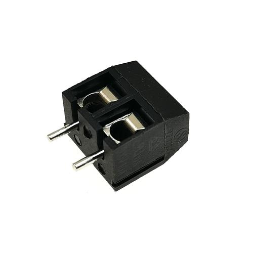 Jual KF301 Terminal Block Connector 5.0mm Straight 2P PCB Screw Hitam ...