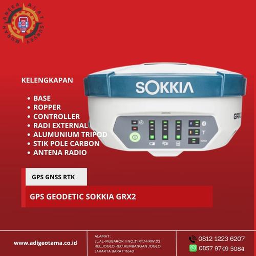 Jual Gps Geodetic Sokkia GRX2 GNSS Receiver RTK / Gps Geoetik Sokkia GRX2 - Jakarta Barat ...