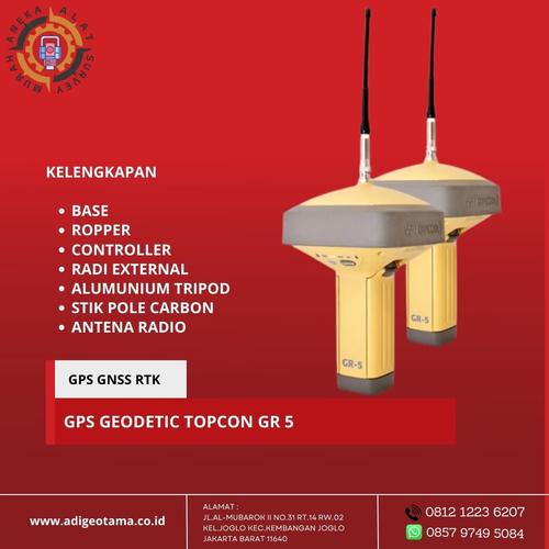 Jual Gps Geodetic Topcon GR-5 Rtk Gnss Receiver / Topcon GR-5 Rtk ...