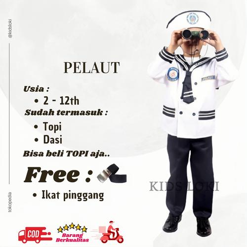 Jual baju profesi sailor/pelaut anak /kostum profesi anak/ baju ...
