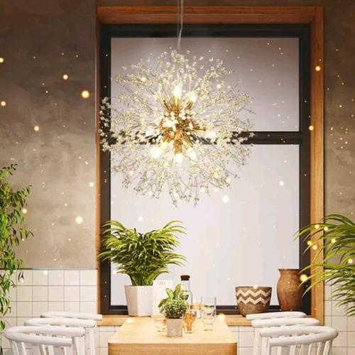 Promo Lampu gantung kristal minimalis Modern Dandelion 3 cahaya - 55CM ...