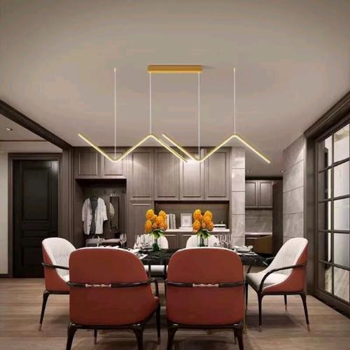 Jual Lampu gantung Minimalis LED modern Hias ruang meja makan 90cm ...