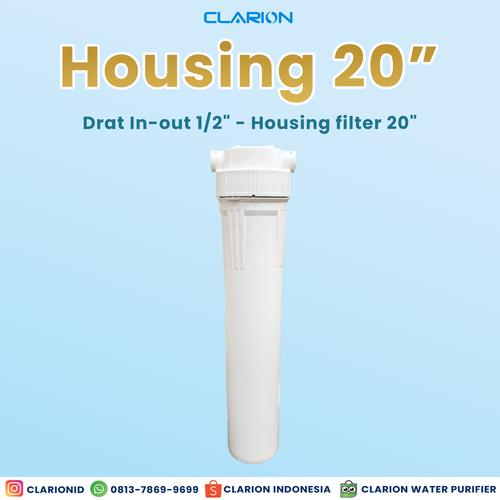 Jual Housing 20 Inch Clarion - Drat In-out 1/2" - Housing filter 20 ...