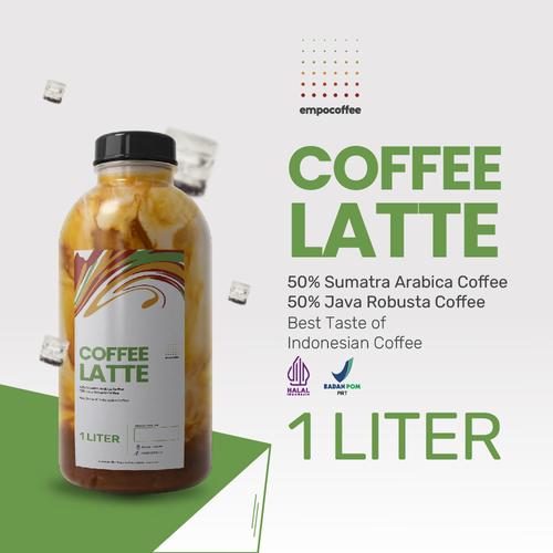 Promo Coffee Cafe Latte 1 Liter Minuman Kopi Kekinian Kemasan Siap Saji ...