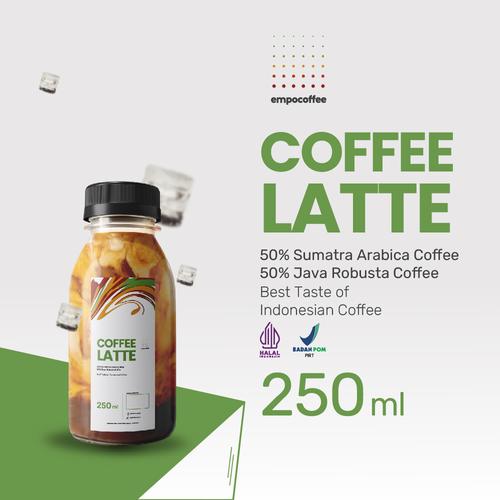 Jual Coffee Cafe Latte 250 ml Minuman Kopi Kekinian Kemasan Botol Siap ...