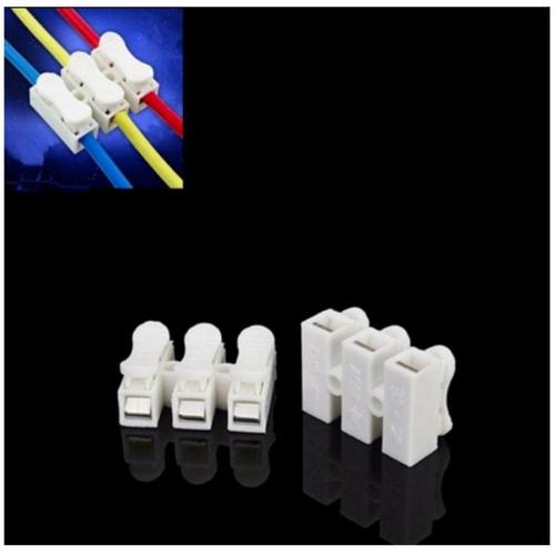 Jual Quick Connect 3 Wire Connector Spring Terminal Sambungan Kabel ...
