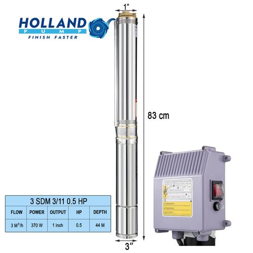 Jual Pompa Sumersible Holland Pump 3 inch 1/2 pk Sibel Satelit Full ...