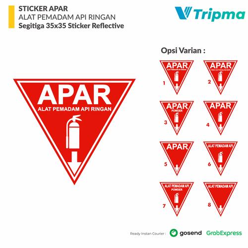Jual Sticker APAR - Segitiga Sama Sisi 35cm x 35cm - Kota Bandung ...
