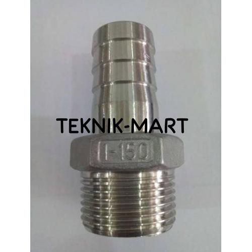 Jual HOSE NIPPLE/NEPEL SELANG STAINLESS STEEL 1 1/2 INCH - Jakarta ...