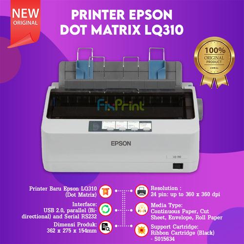 Jual Printer Epson Dot Matrix LX310 LX-310 LX 310 atau LQ310 LQ-310 LQ ...