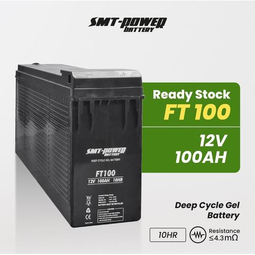 Jual Baterai Solar Panel FRONT TERMINAL Baterai Deep Cycle Gel SMT ...