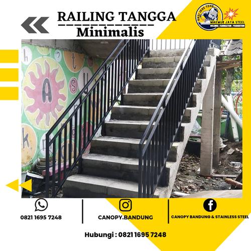 Jual Railing Tangga Minimalis modern hollow galvanis - Kab. Bandung ...