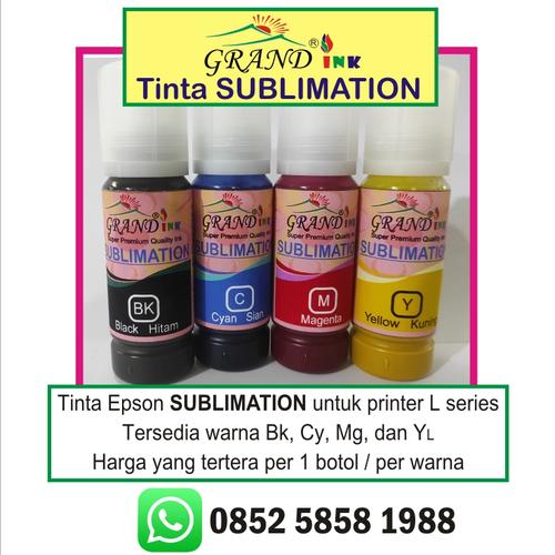 Jual Tinta Sublimation Grand Ink diformulasikan Anti Mampet (100 g ...