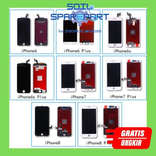 Jual Layar LCD Touchscreen iPhone 5 5S 6 Plus 6s Plus 7 Plus 8 Plus ...