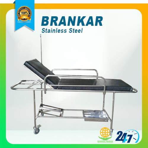 Jual Brankar Pasien Komplit Stainless Steel & Powder Coating - Powder ...